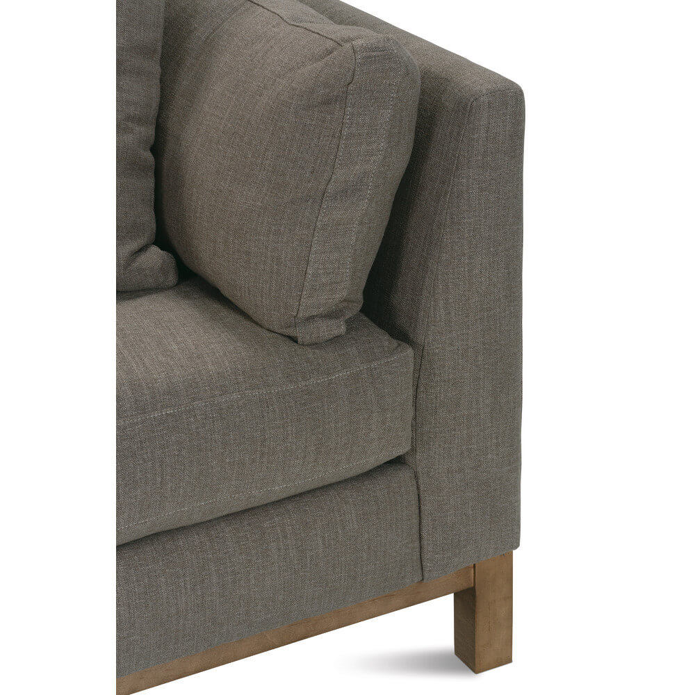99” Boden Sofa - Mocha Kid-proof Texture - Rowe Furniture