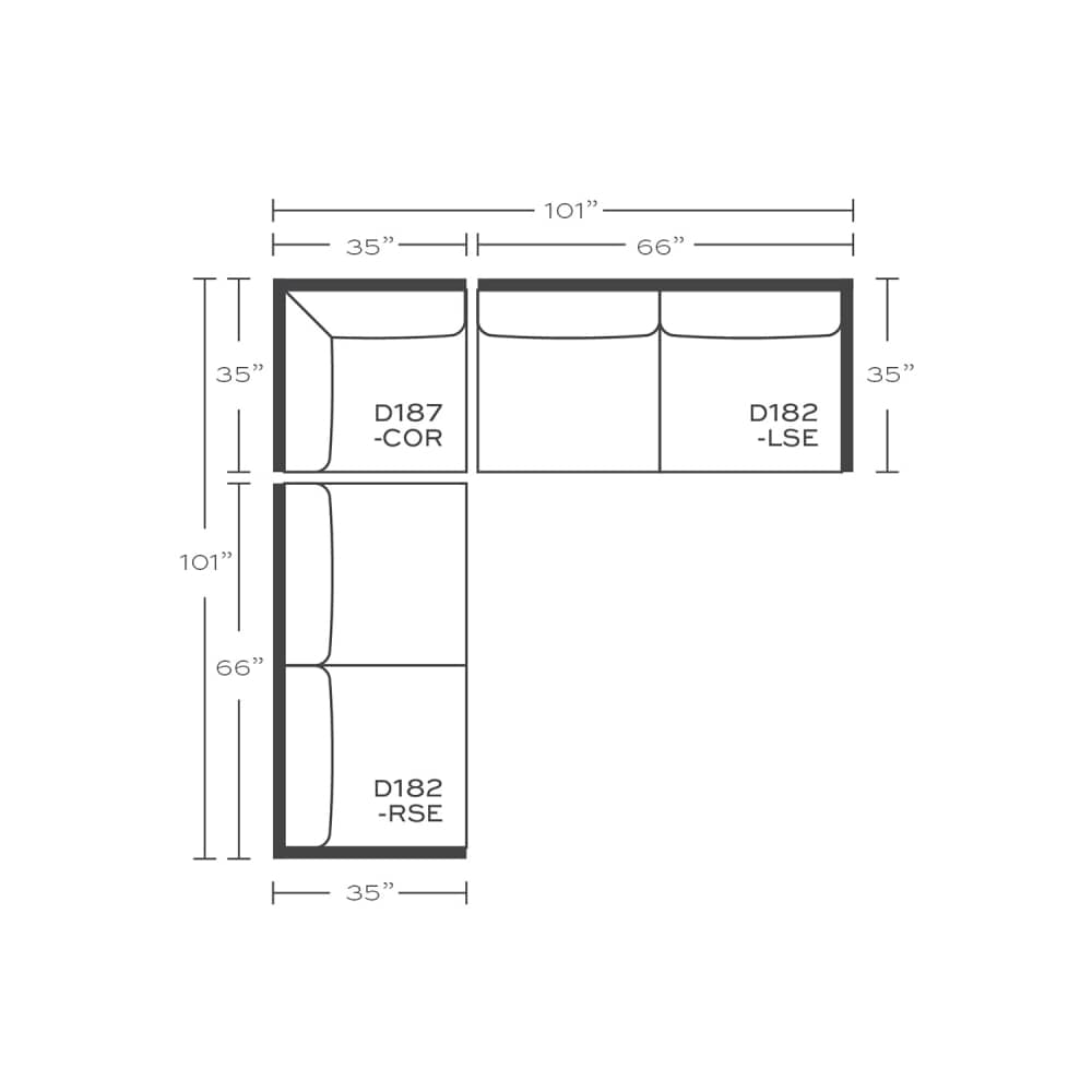 Monaco Sectional - Rowe Furniture